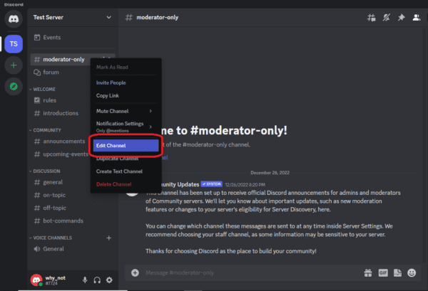 How to Lock a Channel on Discord