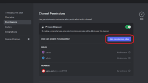 How to Lock a Channel on Discord