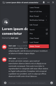 How to Delete a Thread in Discord - Unita